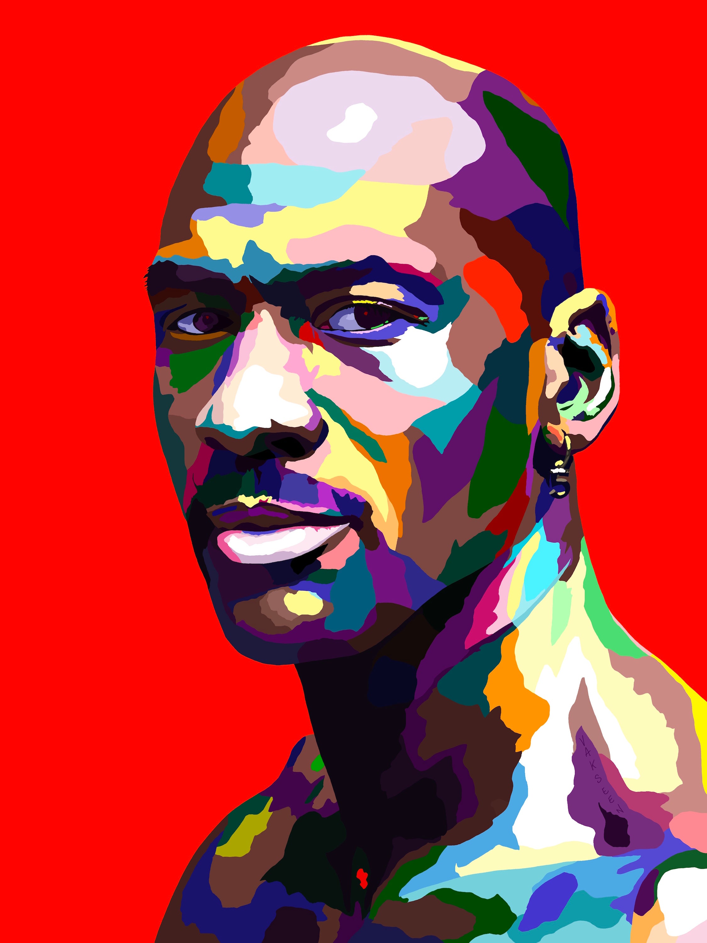 Air Jordan - Michael Jordan Portrait - Limited Edition Giclee Art Prin ...