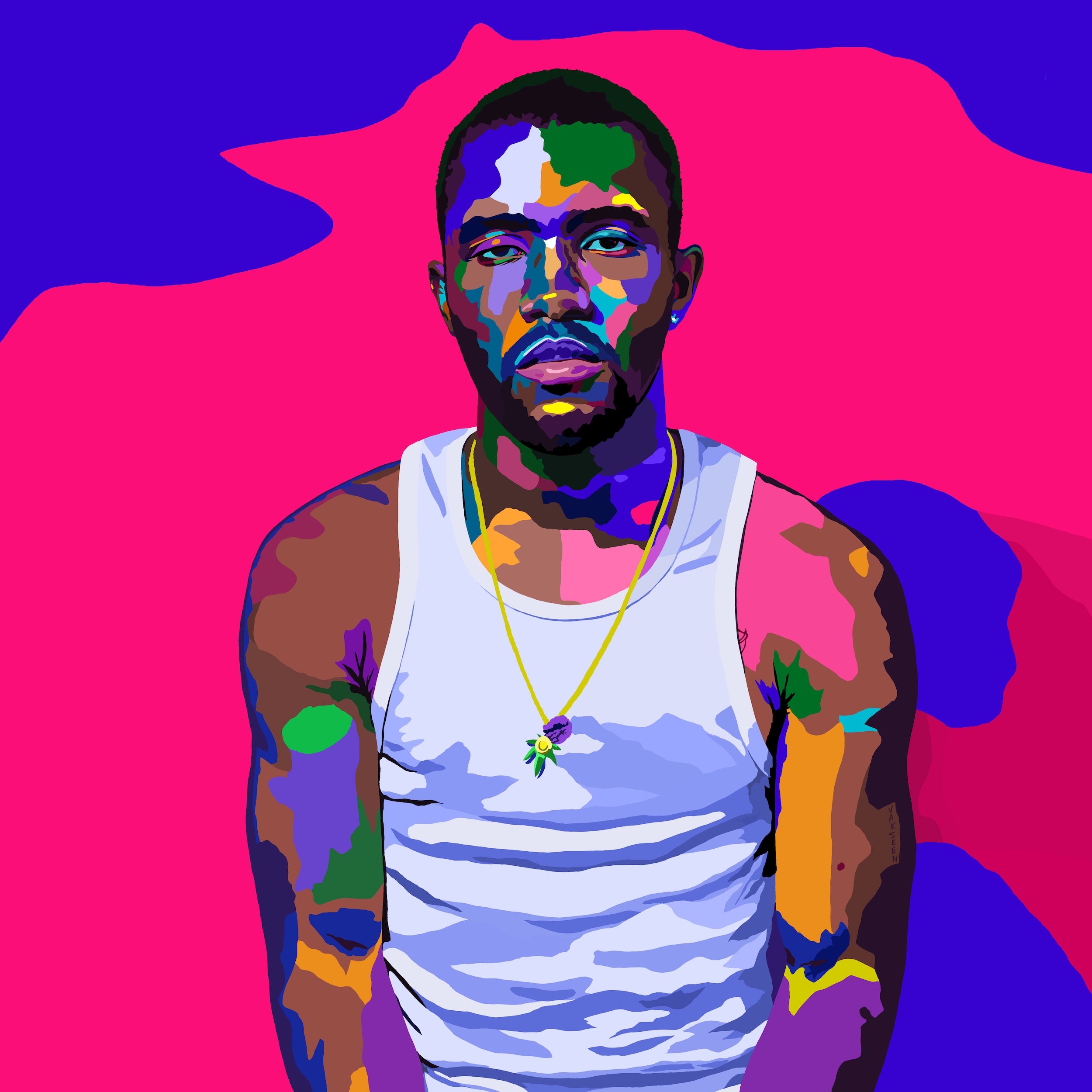 Novacane - Frank Ocean portrait art - Limited Edition Art Print & Wall ...